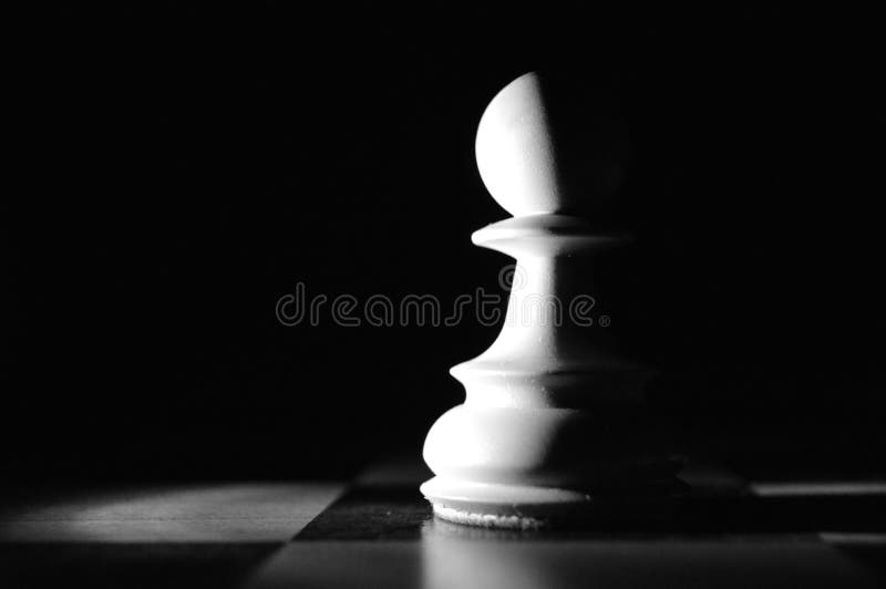 Chess Pieces Illuminated in the Dark Stock Image - Image of details ...
