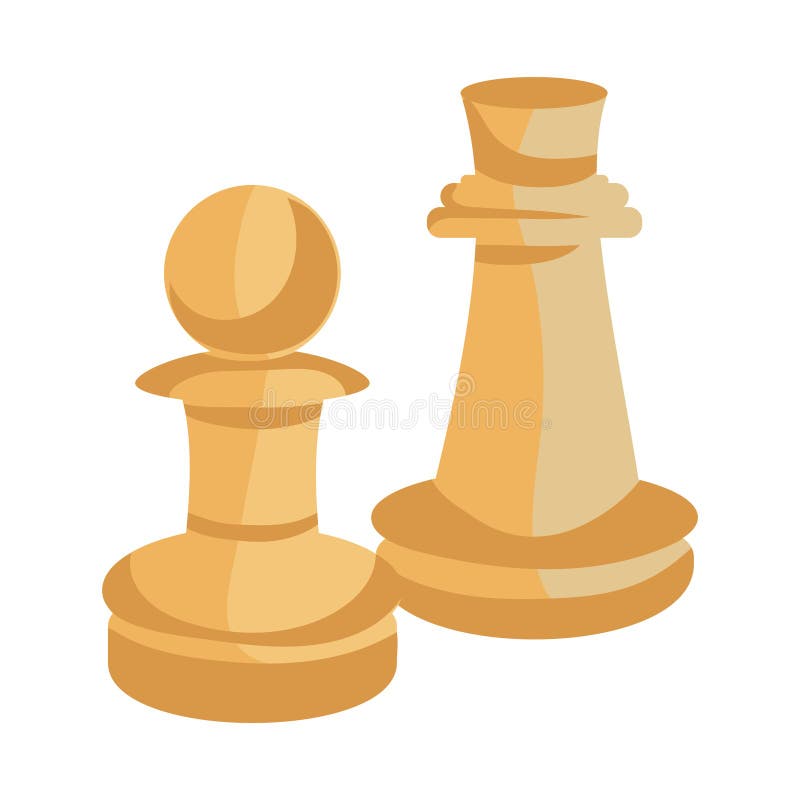 Chess pieces game cartoon stock vector. Illustration of piece - 139220389