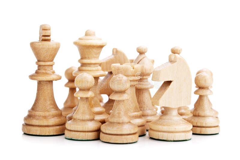 Chess pieces isolated stock photo. Image of battle, strategic - 23440504