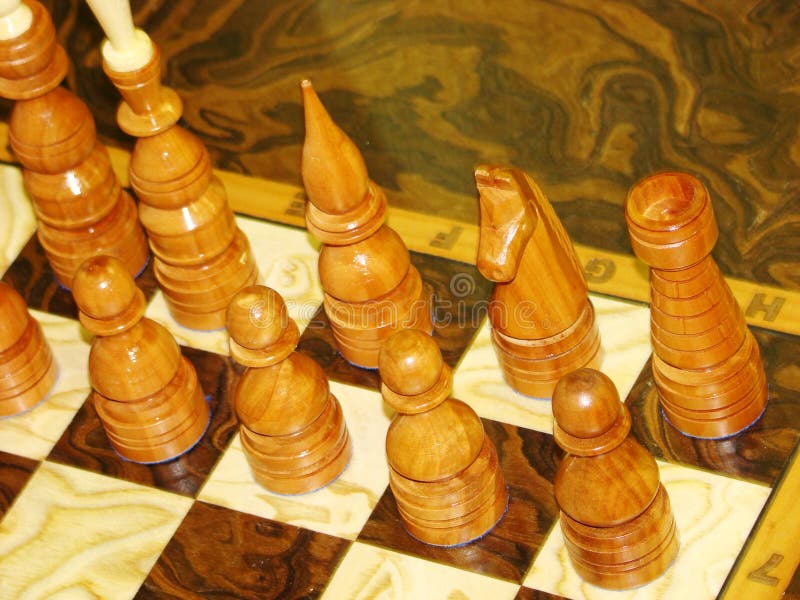 Chess pieces lined up stock photo. Image of bishop, math - 46057488