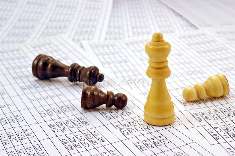 Chess pieces and numbers stock photo. Image of analyzing - 67035620