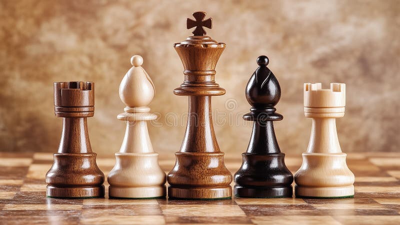 Chess Pieces are Strategically Arranged, Highlighting Skill in a ...