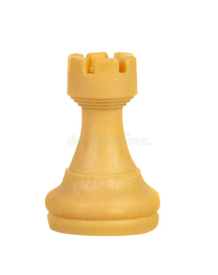 Chess pieces, the tower stock image. Image of isolated - 131417067