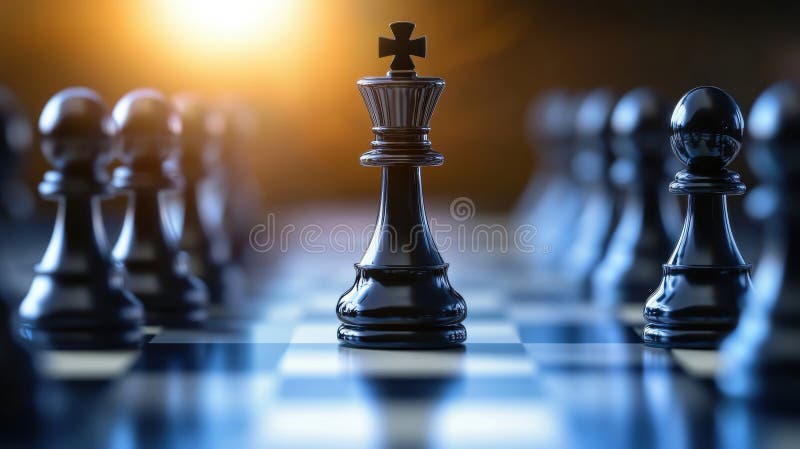 Chess Plan and Corporate in Start Up Business Stock Illustration ...