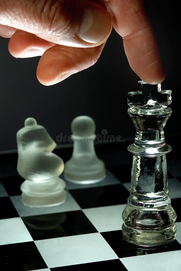 Chess play at night stock photo. Image of loss, tactic - 4287202
