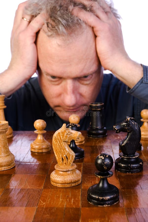 Chess player stock image. Image of adult, competition - 23818175