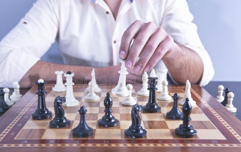Chess player chess board stock image. Image of boss - 141730595