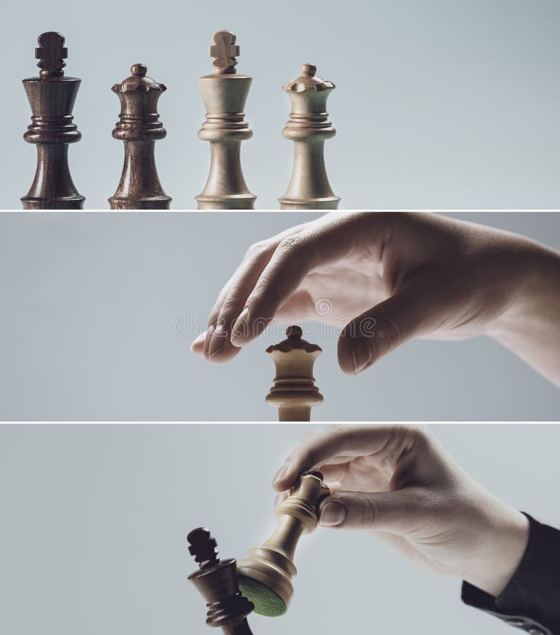 Chess Player and Checkmate Banners Set Stock Photo - Image of chess ...