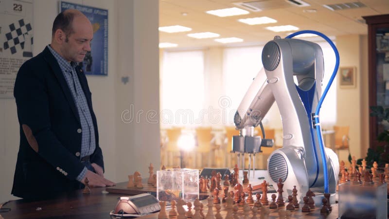 Innovative Gaming Emulator, Robot Playing Chess with a Human ...