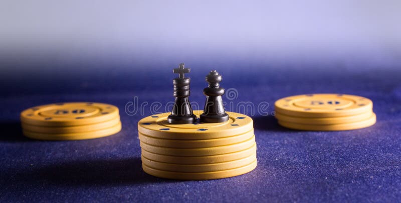 Chess and poker chips stock photo. Image of head, equivalent - 87547988
