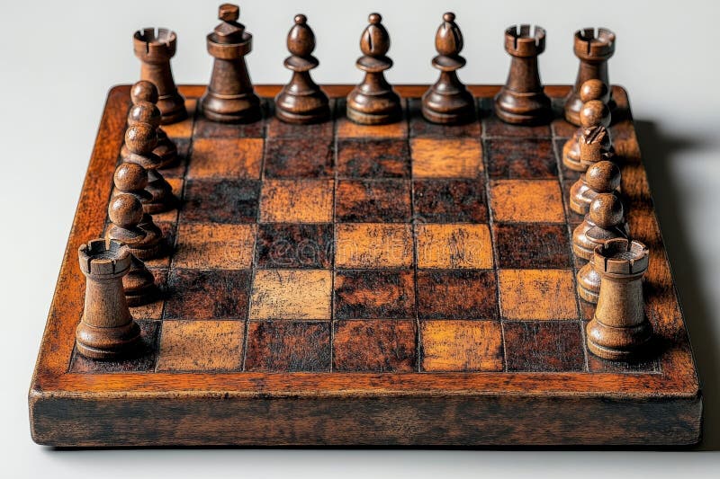 The Chess Queen Checkmates the King, Explaining the Rules for Playing a ...