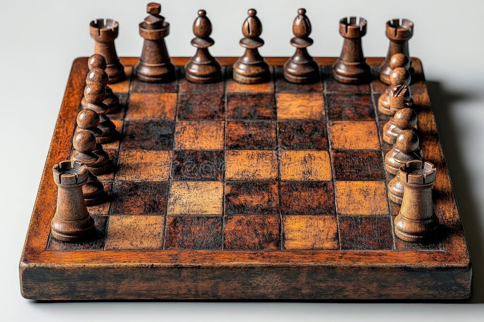 The Chess Queen Checkmates the King, Explaining the Rules for Playing a ...