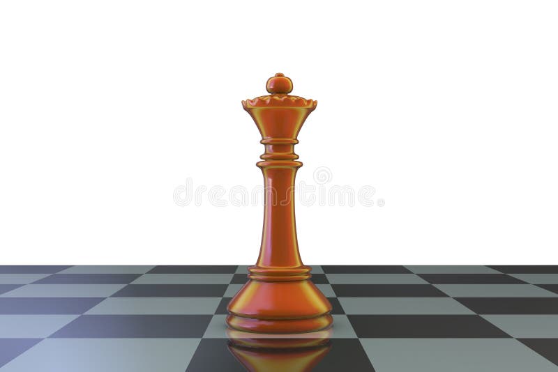 Chess Queen Figure, Illustration Stock Illustration - Illustration of ...