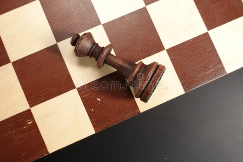 The Chess Queen is Lying on the Chessboard. the Concept of Defeating ...