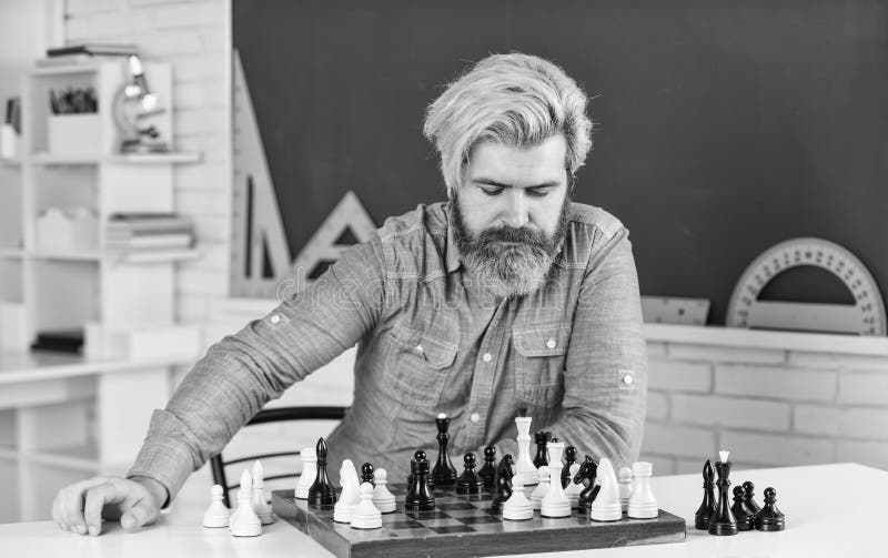 Chess is Rarely Game of Ideal Moves. Chess Lesson. Strategy Concept ...