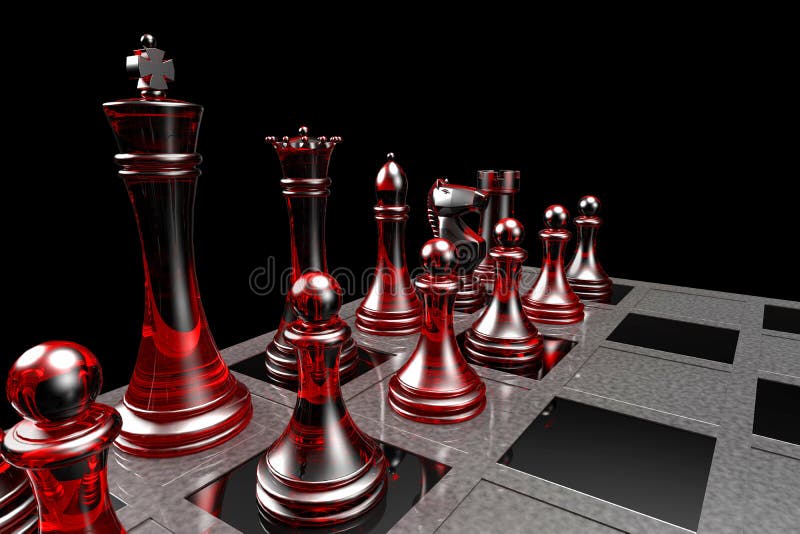 Chess Queen Angel and Devil Stock Vector - Illustration of postcard ...