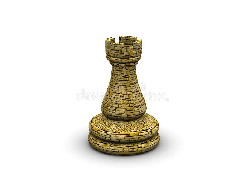 Chess -rook stock illustration. Illustration of strong - 7264439