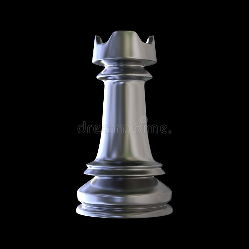Chess Rook, 3D Illustration Stock Illustration - Illustration of ...