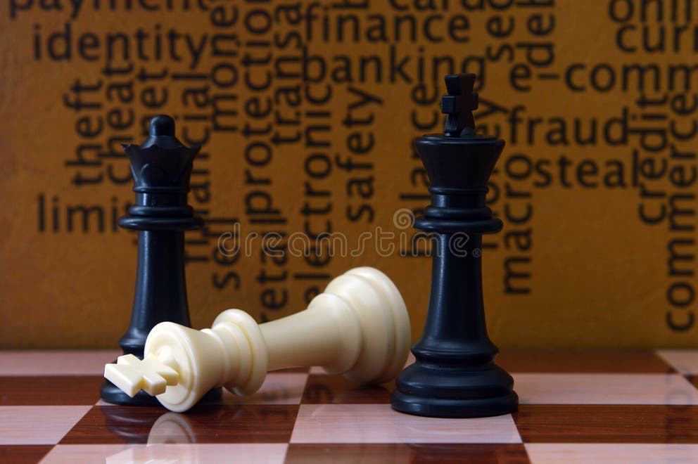 Chess and security concept stock image. Image of digital - 176613269