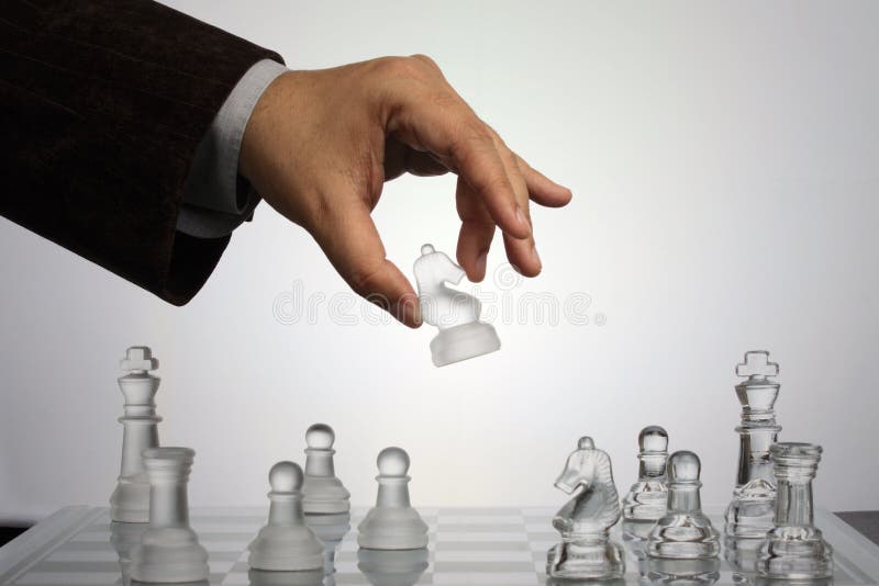Chess Set Collection: Horse Move Stock Image - Image of game, white ...