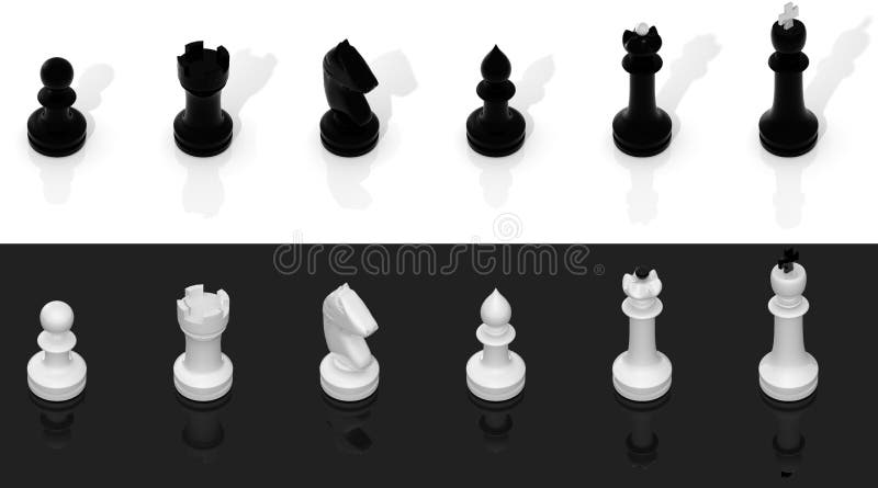 Chess set stock illustration. Illustration of queen, leisure - 36891456