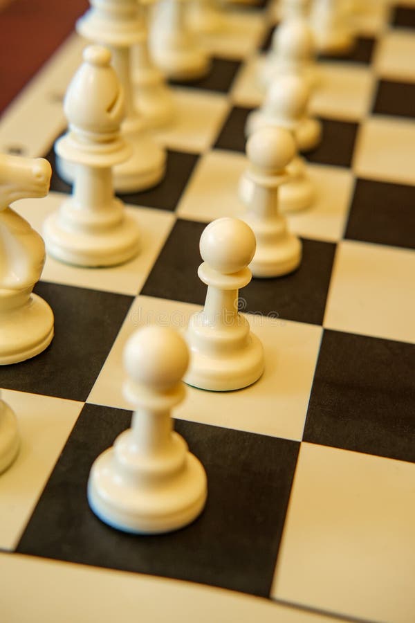 Chess Set Up Beginning stock photo. Image of hobby, battle - 152976982
