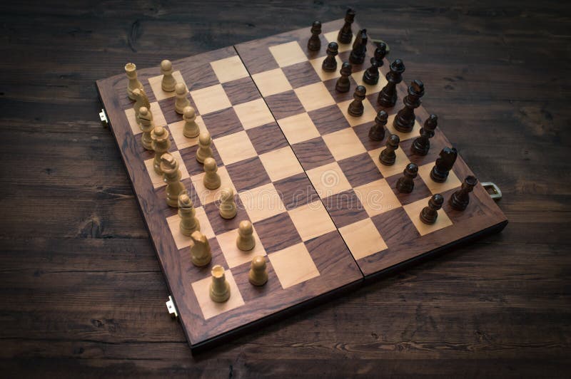 Chess Set Up Beginning stock photo. Image of beginning - 75094466