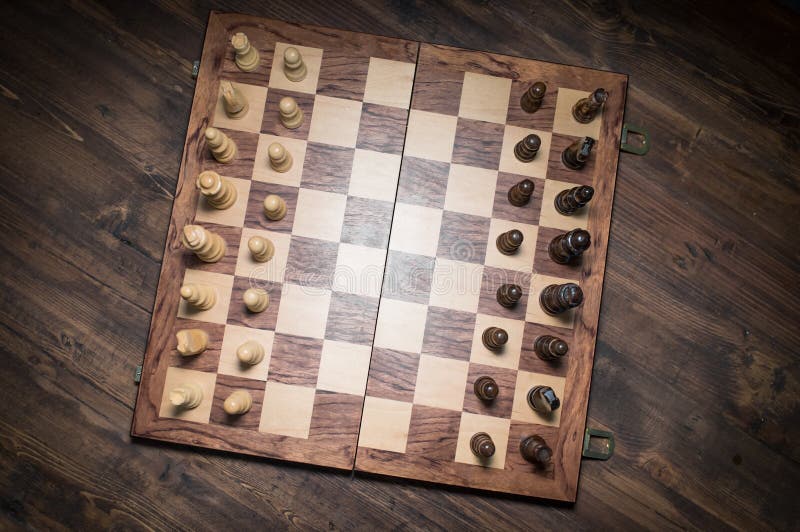 Chess Set Up Beginning stock photo. Image of german, setup - 75094502