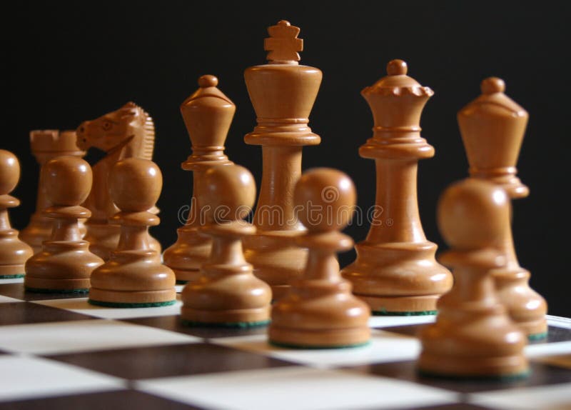 Chess, the start stock image. Image of white, chess, strategy - 7036179