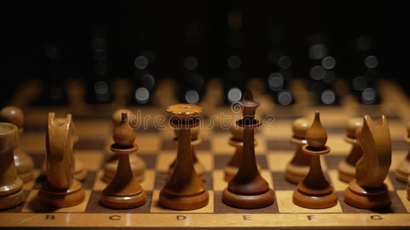 Chess before the Start of the Game. Stock Photo - Image of competition ...