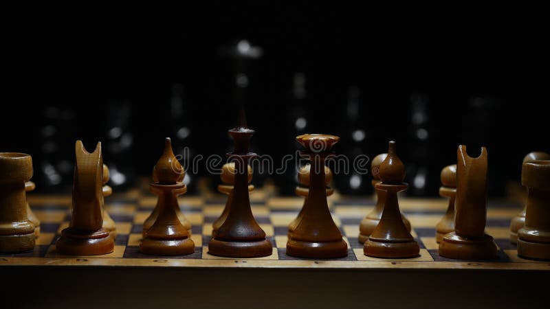 Chess before the Start of the Game. Stock Photo - Image of concept ...