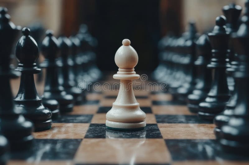 Chess Strategy Focus stock image. Image of checkmate - 382332759