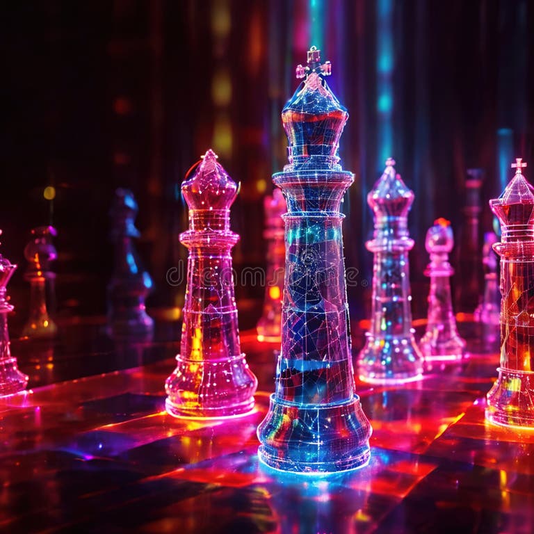 Chess Strategy Game, Virtual Digital Online Representation, Virtual ...