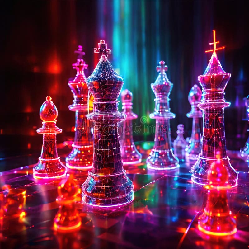 Chess Strategy Game, Virtual Digital Online Representation, Virtual ...