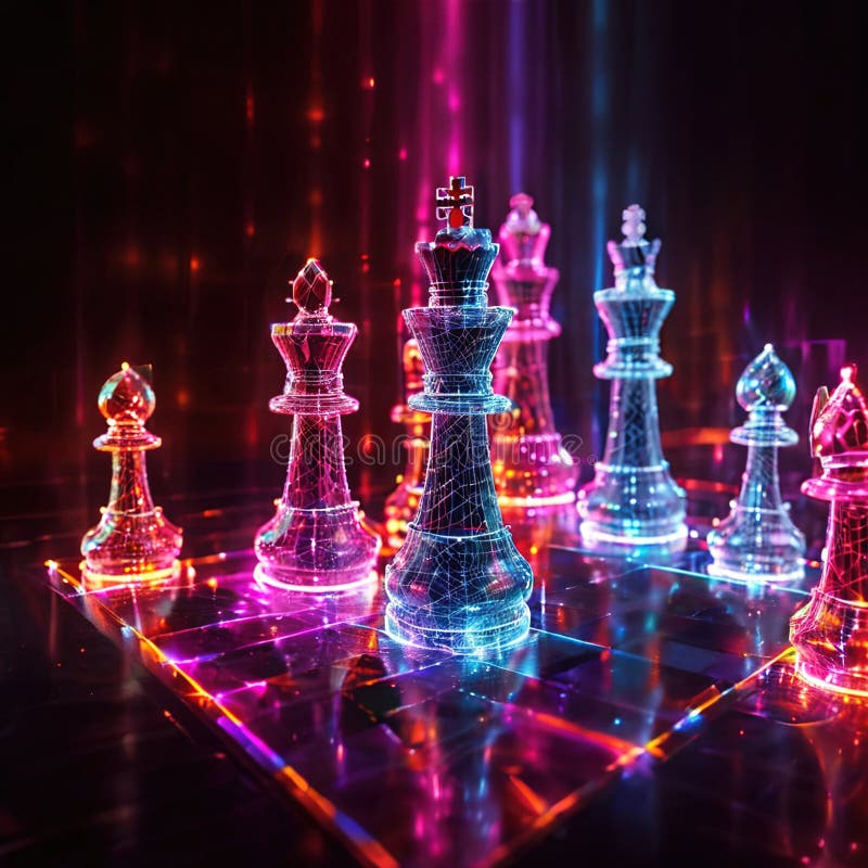 Chess Strategy Game, Virtual Digital Online Representation, Virtual ...