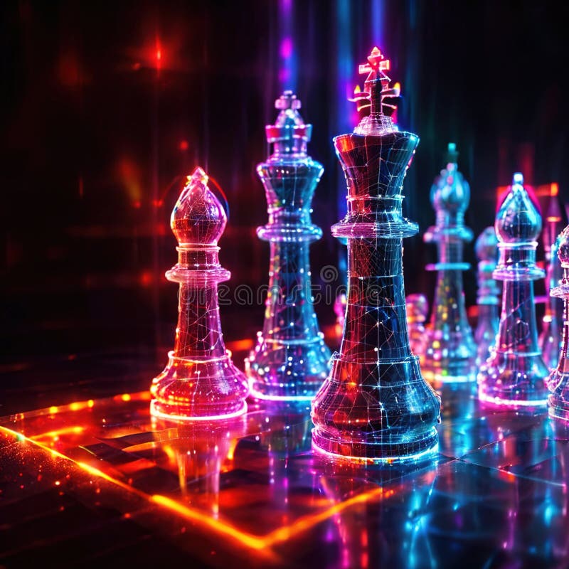 Chess Strategy Game, Virtual Digital Online Representation, Virtual ...