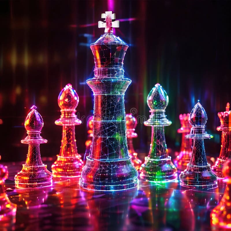 Chess Strategy Game, Virtual Digital Online Representation, Virtual ...
