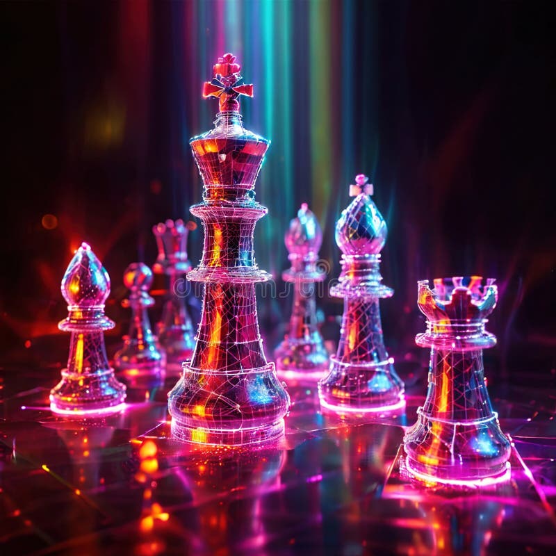 Chess Strategy Game, Virtual Digital Online Representation, Virtual ...