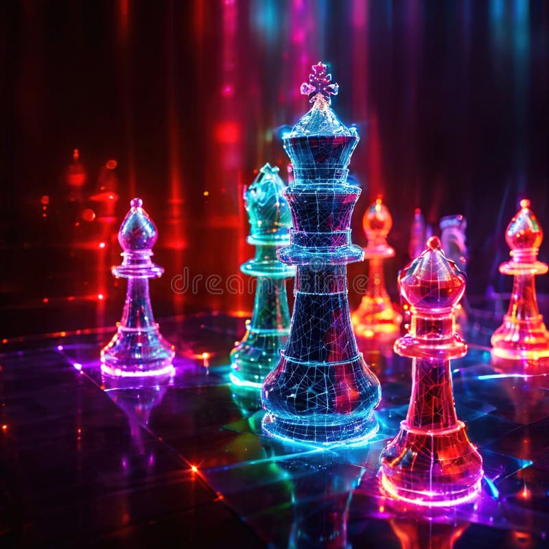 Chess Strategy Game, Virtual Digital Online Representation, Virtual ...