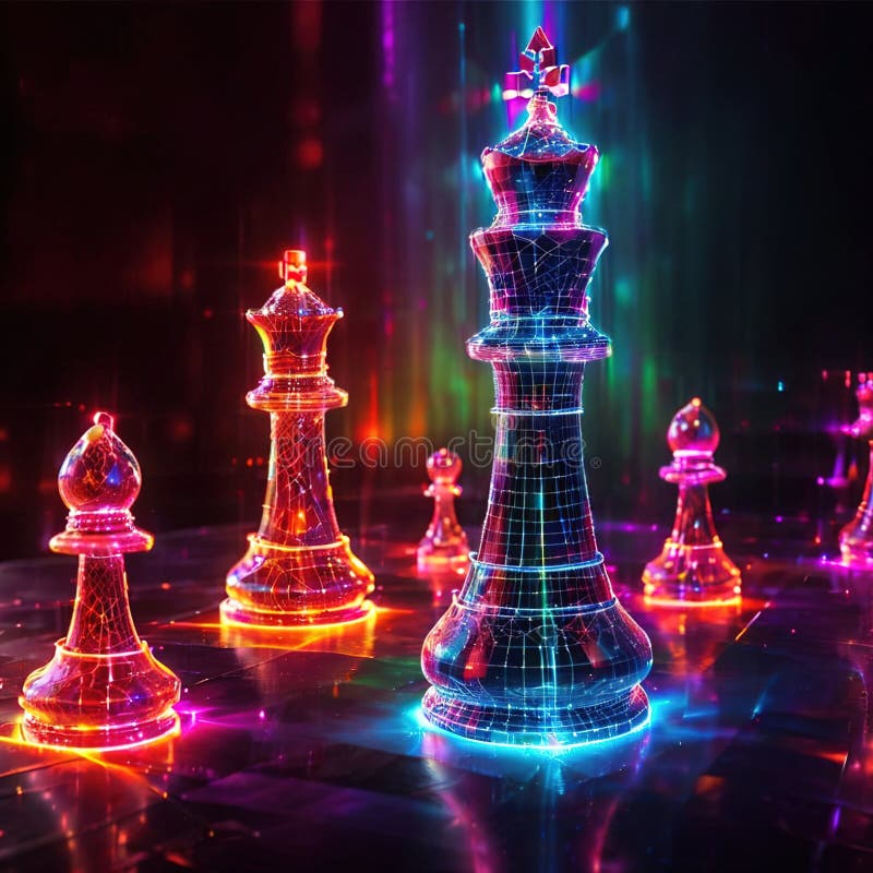 Chess Strategy Game, Virtual Digital Online Representation, Virtual ...