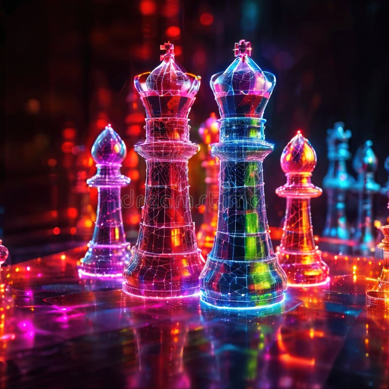 Chess Strategy Game, Virtual Digital Online Representation, Virtual ...