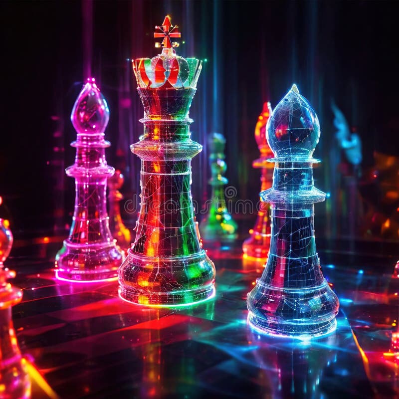 Chess Strategy Game, Virtual Digital Online Representation, Virtual ...
