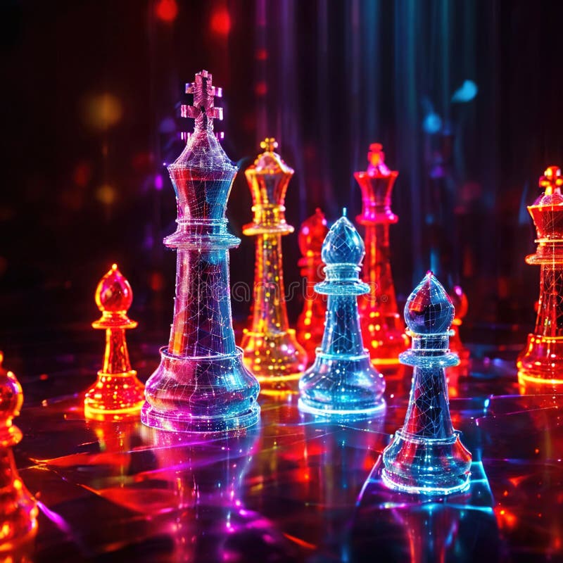 Chess Strategy Game, Virtual Digital Online Representation, Virtual ...