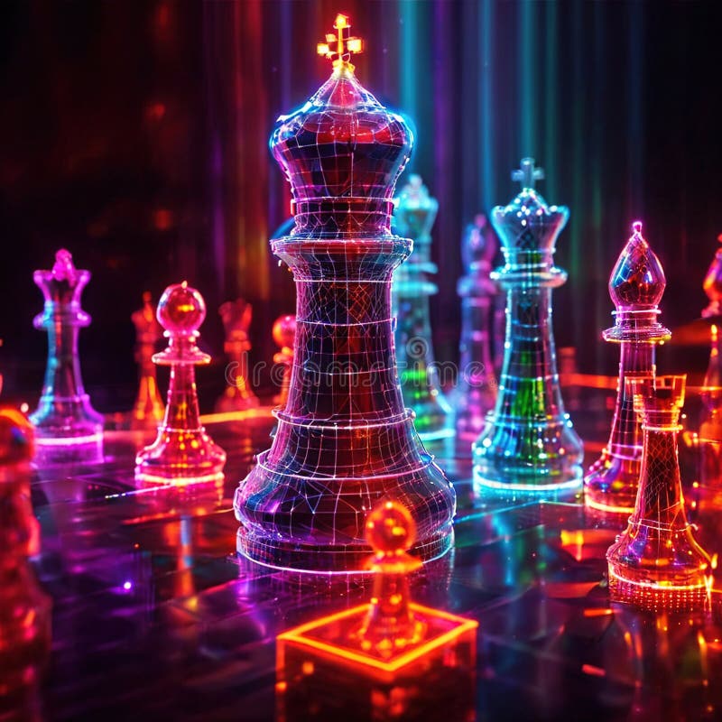 Chess Strategy Game, Virtual Digital Online Representation, Virtual ...