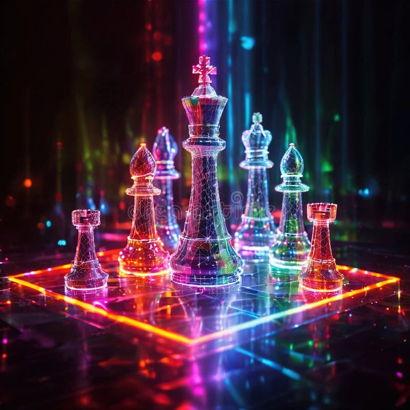 Chess Strategy Game, Virtual Digital Online Representation, Virtual ...