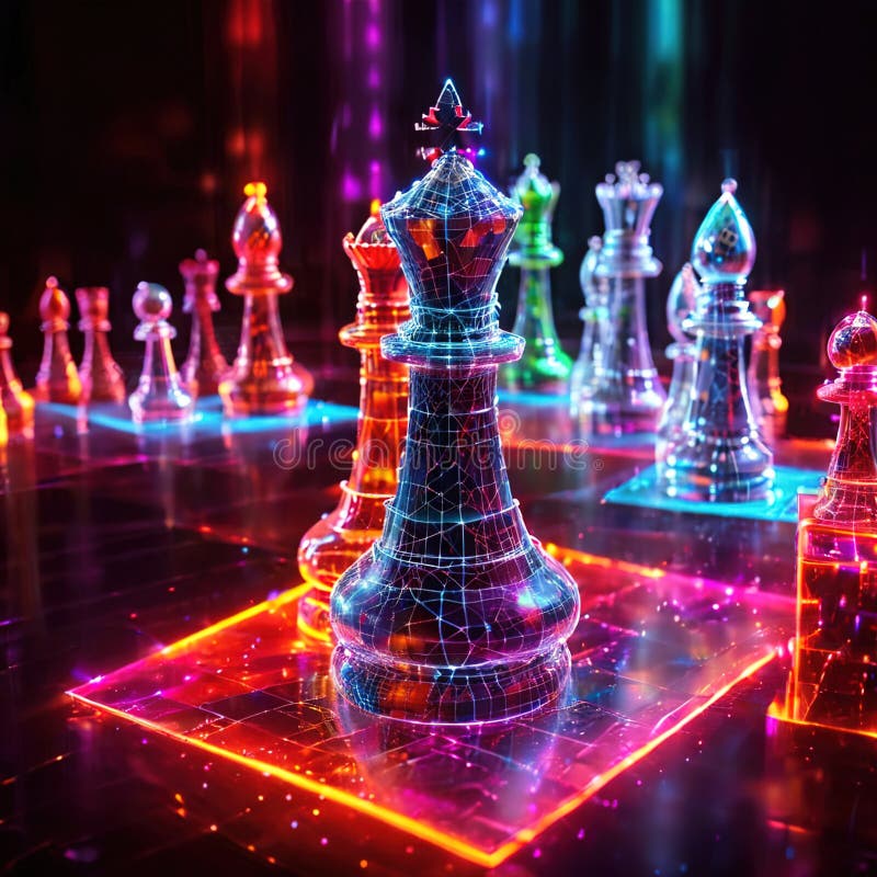 Chess Strategy Game, Virtual Digital Online Representation, Virtual ...