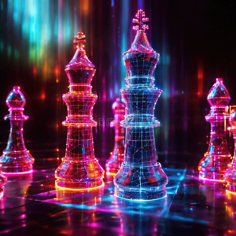 Chess Strategy Game, Virtual Digital Online Representation, Virtual ...