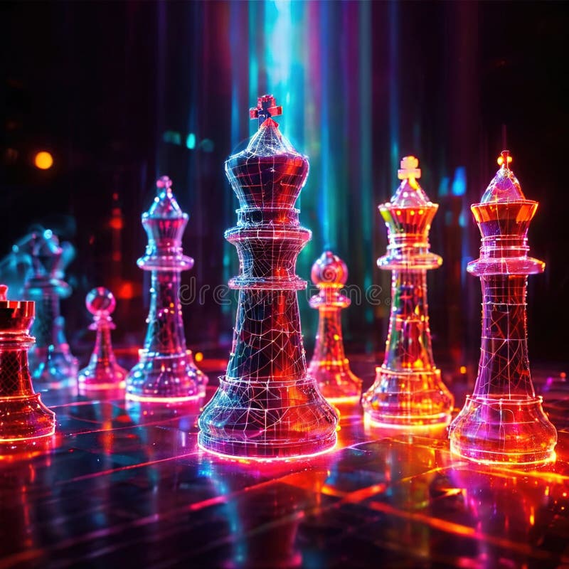 Chess Strategy Game, Virtual Digital Online Representation, Virtual ...