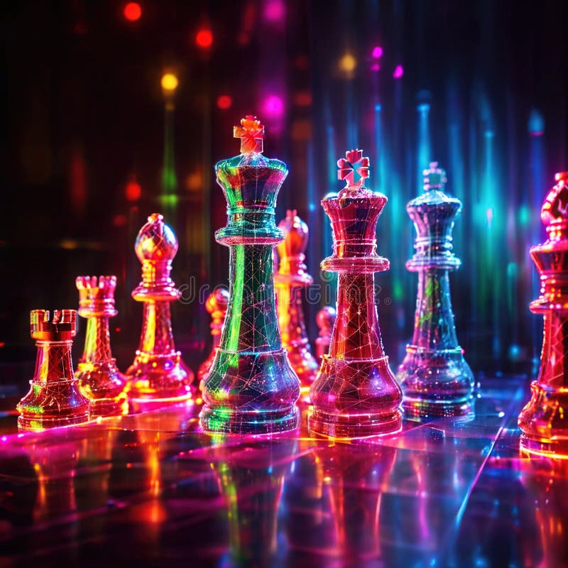 Chess Strategy Game, Virtual Digital Online Representation, Virtual ...