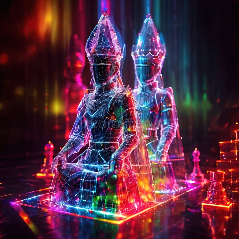 Chess Strategy Game, Virtual Digital Online Representation, Virtual ...